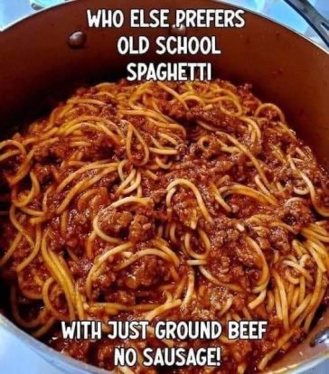 Old School Spaghetti Recipe - Skinny Daily Recipes