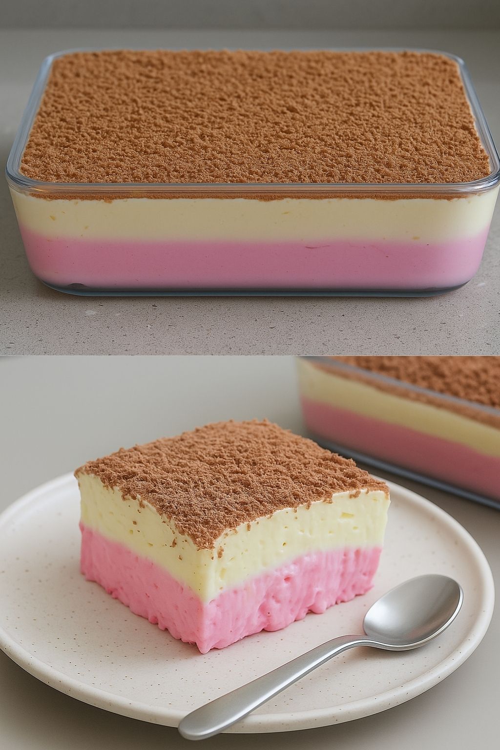 Strawberry & Pineapple Layered Dessert – No-Bake, Quick & Creamy - Skinny Daily Recipes