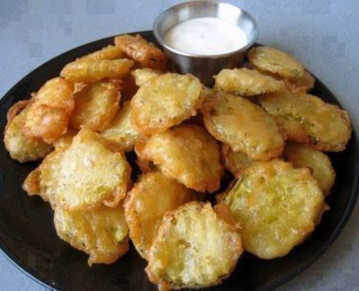 SOUTHERN FRIED PICKLES - Skinny Daily Recipes