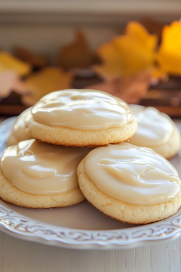MAPLE COOKIES WITH MAPLE ICING - Skinny Daily Recipes