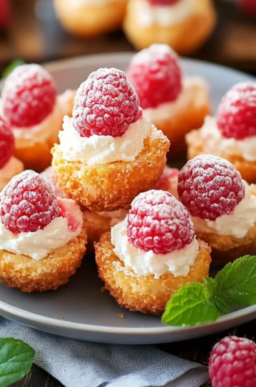 RASPBERRY CREAM CHEESE BITES - Skinny Daily Recipes
