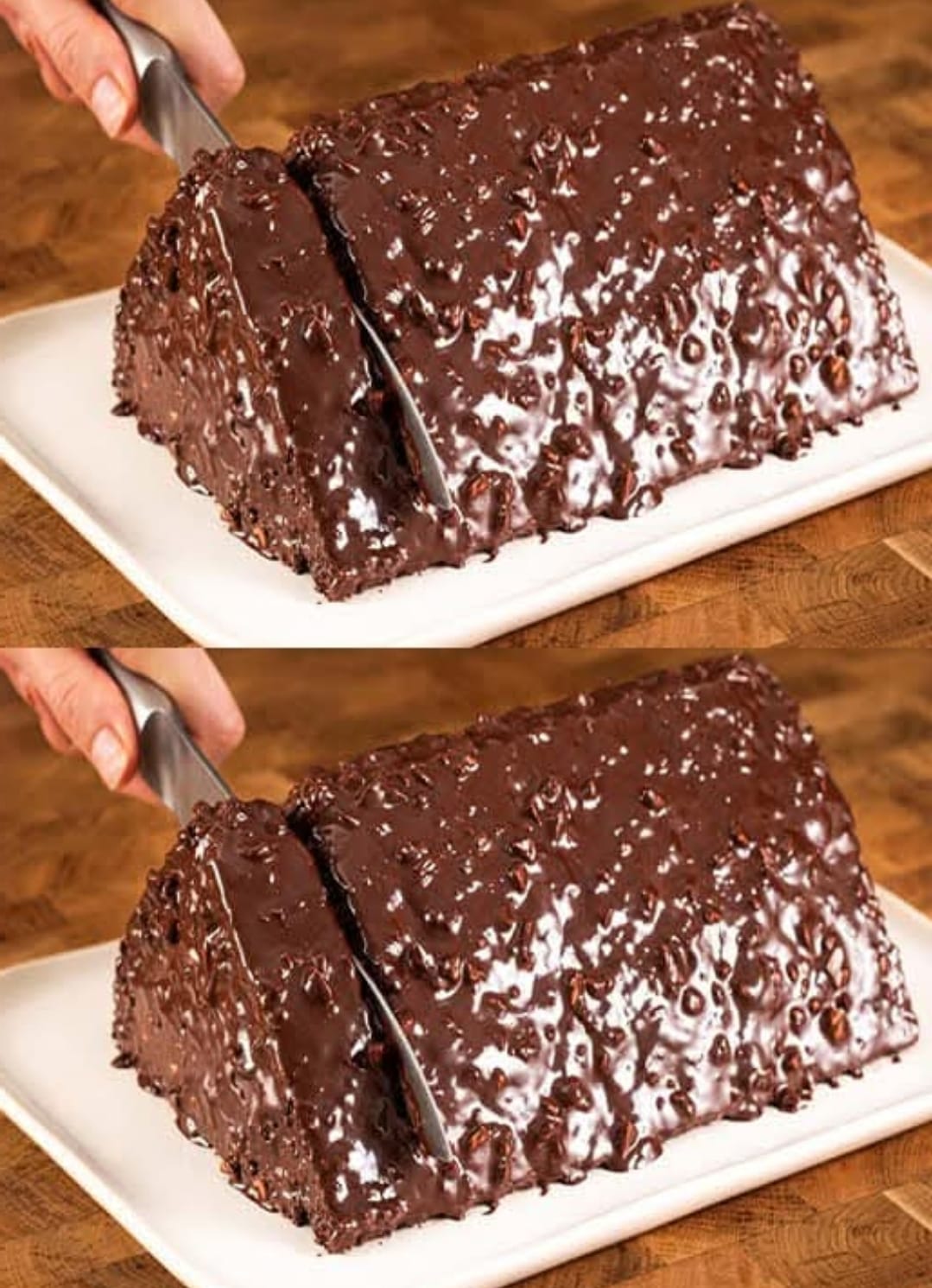 Two-tone chocolate salame - Skinny Daily Recipes