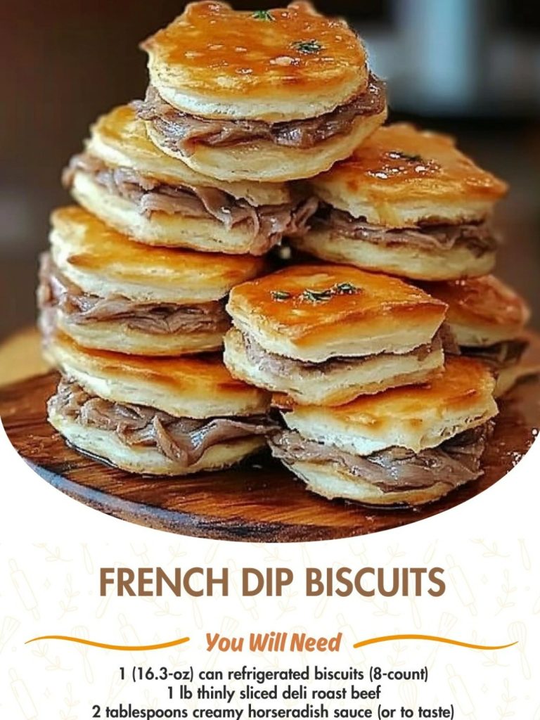 French Dip Biscuits recipe - Skinny Daily Recipes