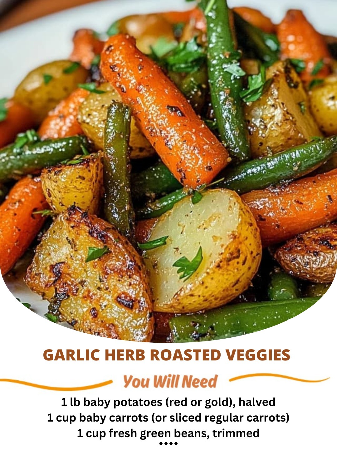 Garlic Herb Roasted Veggies - Skinny Daily Recipes