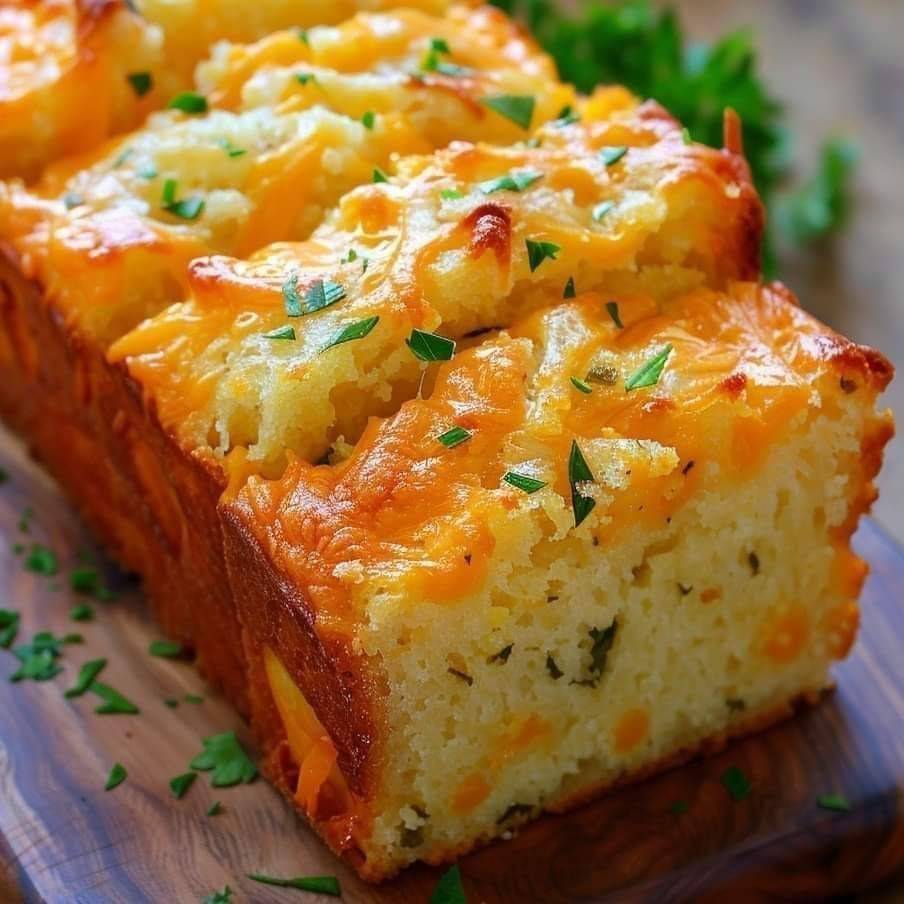 Cheddar Cheese Quick Bread - Skinny Daily Recipes