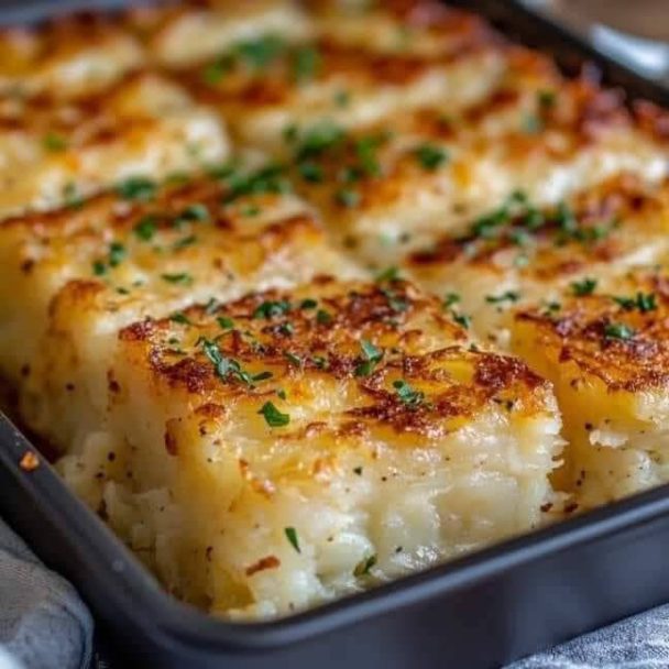 Grated Potato Casserole - Skinny Daily Recipes