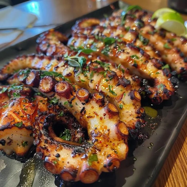 Grilled Octopus: A Delicious and Nutritious Seafood Dish - Skinny Daily ...