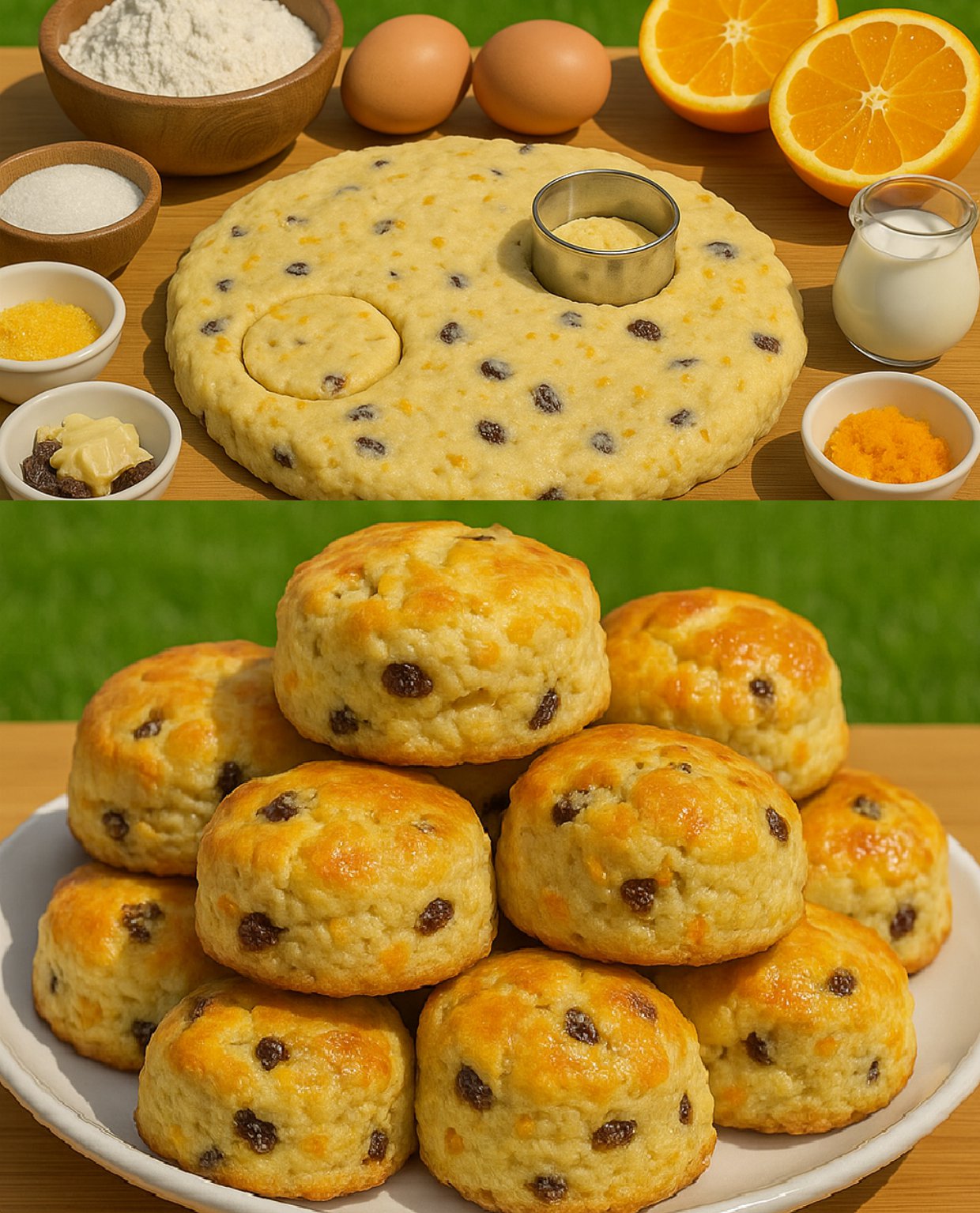 Orange Raisin Scones Recipe With Amasi And Orange Juice - Skinny Daily ...