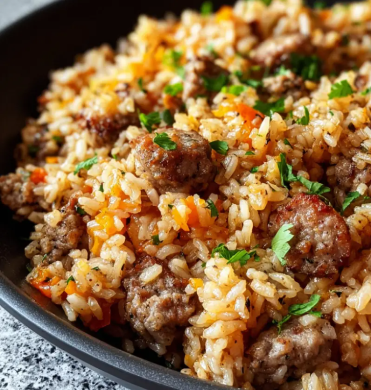 Cozy Italian Sausage and Rice Skillet — One Pan, Zero Fuss - Skinny ...