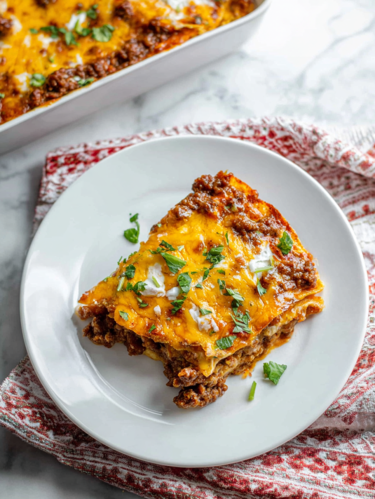 This Beef Enchilada Casserole Is the Weeknight Hug We All Need - Skinny ...